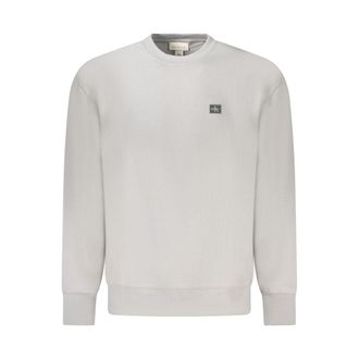 Calvin Klein Grigio Baumwoll Herren Sweatshirt
