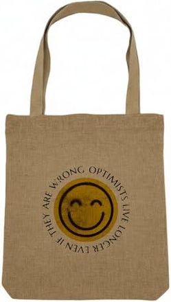 Fabulous Sac Shopping Tote Bag Aspect Lin - Wrong Optimism Meme Message Blague Anglais Collage Vintage Illustration Art Humour - Sac de Courses Toile Epaisse 3
