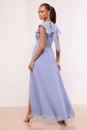 Lipsy Plisseekleid Lipsy Brautjungfernkleid mit Besatz (1-tlg)