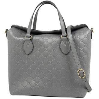Gucci Pre-owned Guccissima Tote Bag - - Pre-owned - Damen - Grau - ONE SIZE