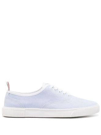 Thom Browne baskets Heritage en toile - Bleu