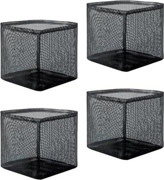 Generic Sacs de plantation aquatique - Pot de fleurs r&eacute;utilisable en maille pour bassin | 4 paniers flottants | Conteneur de culture portable | Paniers terres