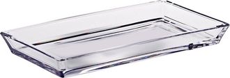 Cristalica Butterplatte Konfektplatte Kuchenplatte Loft 19 X 10,5 cm Transparent Kristallglas