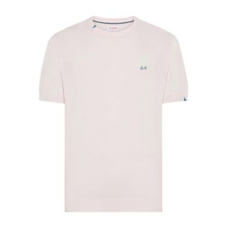 Sun 68 Homme, Tops, Rose, Taille: XL T-Shirt Sweater Basic S/S