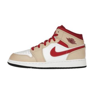 Nike Jordan Homme, Chaussures, Multicolore, Taille: 40 EU 1 Mid Light Curry Cardinal