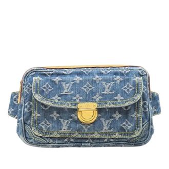 Louis Vuitton Sac ceinture Pre-owned Monogram Denim - Femme - Pre-owned - Bleu - Taille: ONE Size