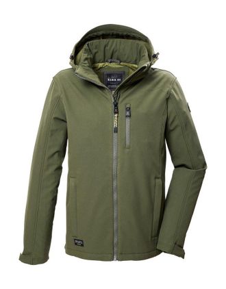 G.I.G.A. DX by killtec Softshelljacke GW 29 MN SFTSHLL JCKT Wasserdichte Softshelljacke mit Fleece, abnehmbarer Kapuze, Zippern