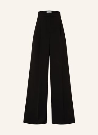 Max Mara Marlenehose Laccato schwarz