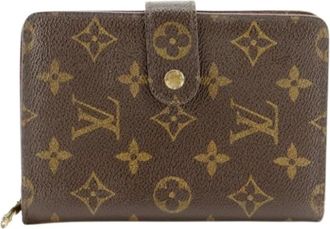 Louis Vuitton Portefeuille Bi-fold Monogram Pre-owned - Femme - Pre-owned - Brun - Taille: ONE Size