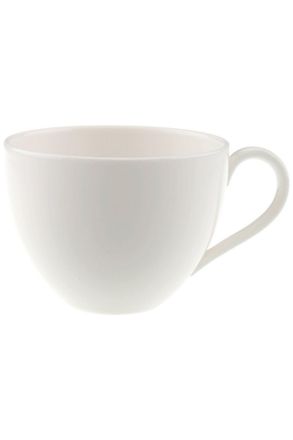 Villeroy & Boch Kaffeetasse Basic White, Wei&szlig;, Keramik, Uni, 200 ml, Kaffee & Tee, Tassen, Kaffeetassen