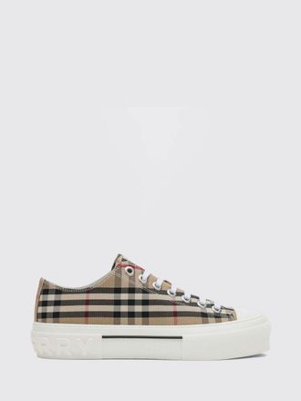 Burberry Baskets &agrave; plateforme en toile &agrave; motif Vintage Check