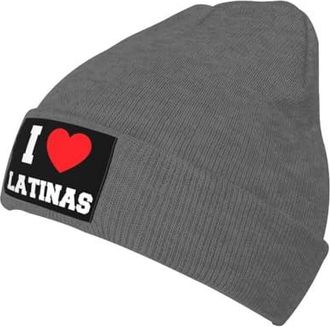 Generic Jadore Les Latines Unisex Bonnet De Trawler Souple Bonnets Hiver Confortable Skull Cap pour Ski Casque Moto Le Quotidien