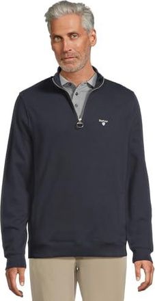 Barbour Mens Beckhill Half Zip Sweatshirt Navy M