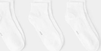 Mango Lot 3 paires de chaussettes coton blanc - Homme - 40-42 - MANGO MAN