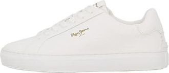 Pepe Jeans London Femme Camden Rump W Sneak, White, 36 EU