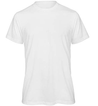 B&C Collection T-Shirt Sublimation Homme Imprimable Personnaliser Tee-Shirt - Blanc (2XL)