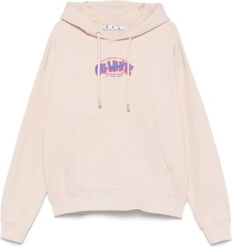 Off-white hoodie &agrave; imprim&eacute; Arrows - Tons neutres