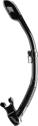 Cressi Dry Snorkel Black/Black - Unisex Premium Trockenschnorchel für Tauchen/Apnoe/Schnorcheln, Schwarz/Schwarz, Einheitsgröße