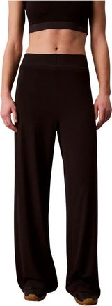 Calvin Klein Femme, Pantalons, Noir, Taille: 40 FR Pantalon Large Sculpt Performance