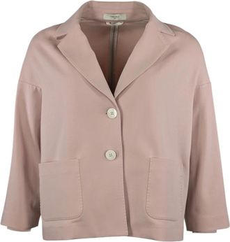 Circolo 1901 Femme, Vestes, Rose, Taille: 42 FR Caban Fleece Jacket