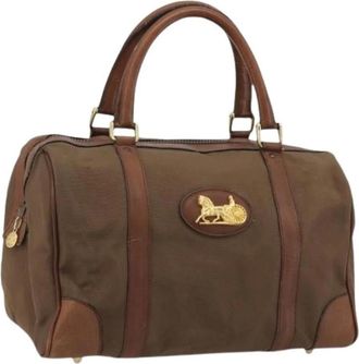 Celine Pre-owned Vintage Boston Bag - Femme - Pre-owned - Brun - Taille: ONE Size