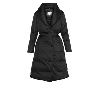 H&eacute;st Schwarzer Veda Mantel Oberbekleidung - - Coats - Damen - Schwarzk - XS