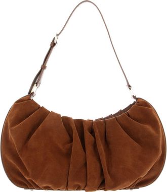 Mandarina Duck Damen Velvet Plisse HOBO, Caramel Cafe