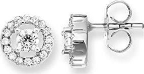 Thomas Sabo SCH150029 Boucles doreilles pour femme en argent 925 avec zircone blanc brillant