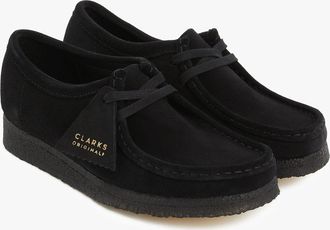Clarks Mocassin &agrave; lacets en cuir su&eacute;d&eacute;