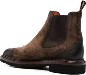 Santoni Voes Chelsea Boot - Brown