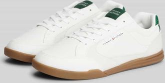 Tommy Hilfiger Sneaker aus echtem Leder mit Label-Patch