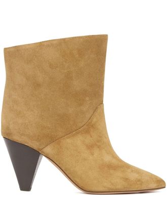 Isabel Marant bottines Loline 75 mm en daim - Tons neutres