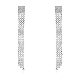 Blumarine Femme, Accessoires, Gris, Taille: ONE Size Boucles doreilles avec appliqués