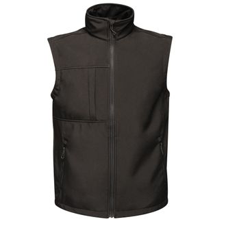 Regatta TRA848 80880 Professionelle Octagon II 3-lagige wasserdichte Softshell-Bodywarmer, schwarz, XL