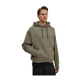 Iro Iro, Homme, Sweatshirts et sweats &agrave; capuche, Vert, Taille: S Sweat &agrave; capuche avec logo brod&eacute;