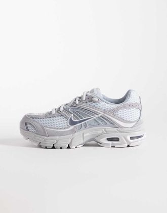 Nike Air Max Moto 2K - Baskets en daim - Gris et argent&eacute;