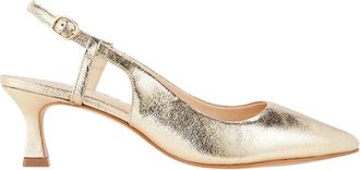 Cosmoparis Femme, Chaussures, Jaune, Taille: 38 EU Escarpin slingback &agrave; talon kitten tendance