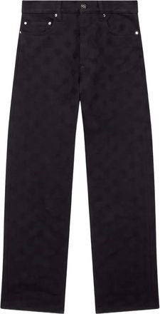 Casablanca jean à coupe droite - Noir