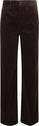 Ralph Lauren Femme, Pantalons, Brun, Taille: 40 FR Corduroy Pantalons