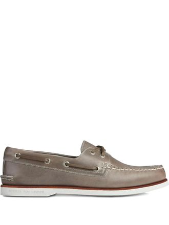 Sperry Top-Sider chaussures bateau en cuir - Gris