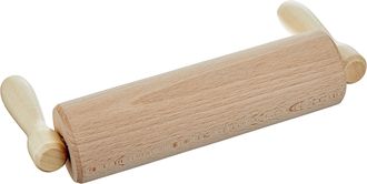 Städter 800021 Teigrolle Holz abgewinkelt 23 cm, braun, 21 x 10 x 21 cm