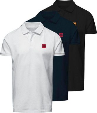 Jack & Jones Poloshirt JJBRANDY POLO SS 3PK MP (Packung, 3-tlg)