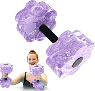 Generico Die Gewichte des Pools in, Fitnessstangen f&uuml;r Wasser, Dumbbells f&uuml;r den Pool - Tragbares Trainingsger&auml;t, wiederverwendbares Training f&uuml;r M&auml;nner, Fraue