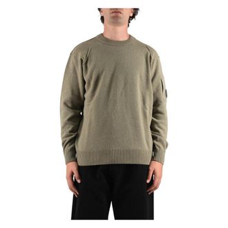C.P. Company Strickpullover mit Rundhalsausschnitt - - Knitwear - Herren - Gr&uuml;n - M
