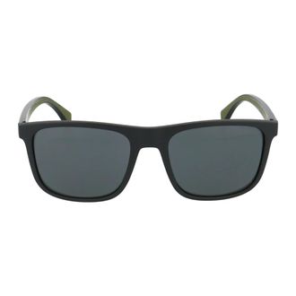 Emporio Armani Homme, Accessoires, Noir, Taille: 56 MM Lunettes de soleil élégantes