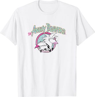 Nickelodeon Angry Beavers Classic Vintage Logo T-Shirt