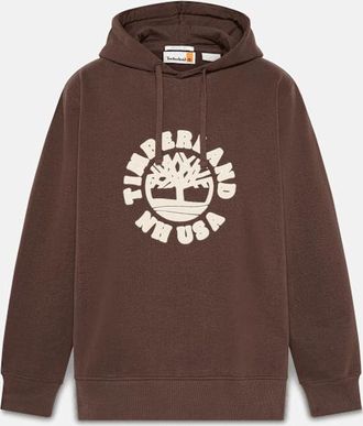 Timberland Holiday Hoodie mit Grafik f&uuml;r Herren in Braun, Herren, Braun, Gr&ouml;&szlig;e