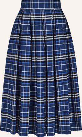 Helene Galwas Ausgestellter Midirock Lil blau