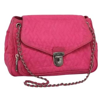 Prada Pre-owned Nylon Schultertasche - - Pre-owned - Damen - Rosa - ONE SIZE
