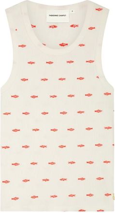 Fab By Fabienne Chapot Fabienne Chapot, Femme, Tops, Blanc, Taille: 46 FR Tanja Jersey Tank